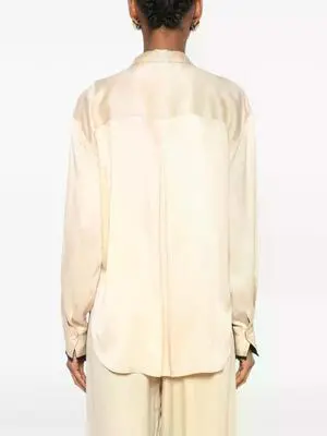 FORTE_FORTE Contrast-trim Shirt
