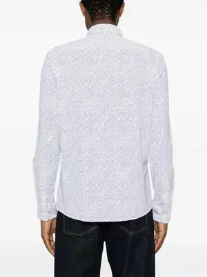 BOSS Micro-patterned Long-sleeve Shirt