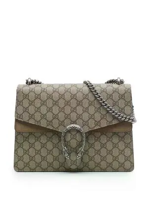 Gucci 2016-2026 Medium Gg Supreme Dionysus Shoulder Bag - Neutrals