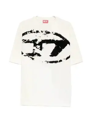 DIESEL® Oval D T-shirt - Neutrals