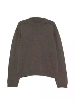 Rick Owens Tommy Lupetto Ribbed-knit Sweater - Brown