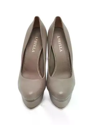 LE SILLA Leather Platform Pumps