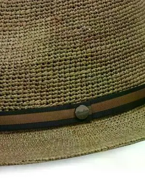 Borsalino Woven Design Fedora Hat