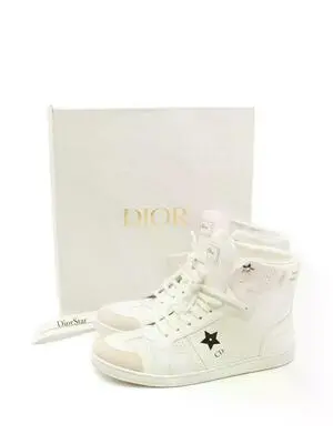 Dior Star Lace-up High-top Sneakers