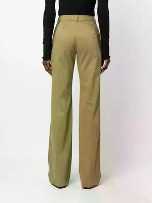 Alberta Ferretti High-waisted Straight-leg Trousers