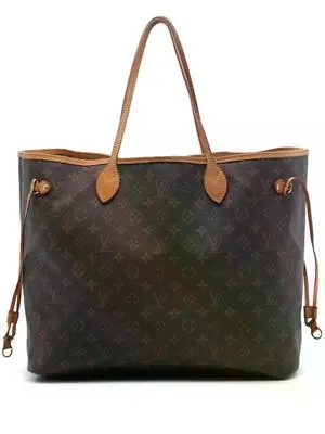 LOUIS VUITTON 2011 Monogram Neverfull Gm Tote Bag - Brown
