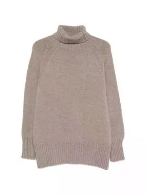 MANZONI 24 Raglan-sleeves Sweater - Brown