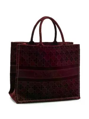 Dior 2020 Book Embroidered Cannage Tote Bag