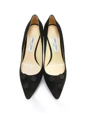 JIMMY CHOO Jasmine Button-embellished Pumps