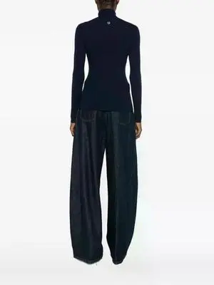 Maje Ribbed-knit Roll-neck Sweater