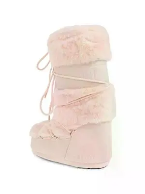 Moon Boot Faux-fur Snow Boots - Pink