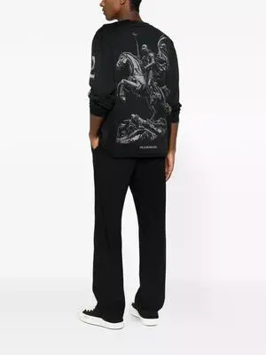 REPRESENT 247 Graphic-print Long-sleeved T-shirt
