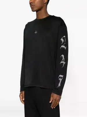 REPRESENT 247 Graphic-print Long-sleeved T-shirt