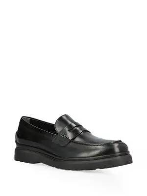 TOD'S Logo-plaque Penny Loafers