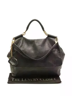 D&G PREOWNED Dolce & Gabbana Sicily Leather Tote Bag