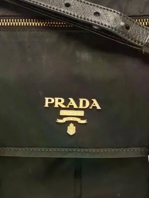 Prada Tessuto Double-buckle Messenger Bag