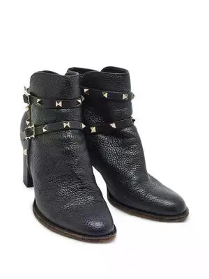 Valentino Garavani Rockstud Cage Ankle Boots