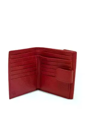 Gucci Gg-logo Leather Wallet - Red