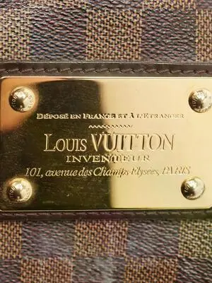 LOUIS VUITTON 2009 Pm Thames Damier Ebene Shoulder Bag