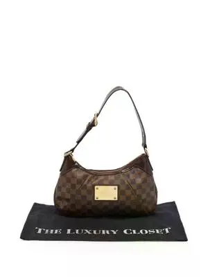 LOUIS VUITTON 2009 Pm Thames Damier Ebene Shoulder Bag