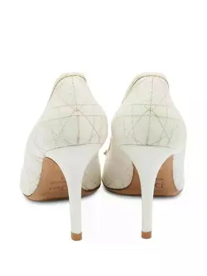 Dior Cannage Quilted Bow-embellished Pumps
