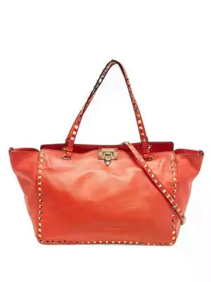Valentino Garavani Medium Rockstud Tote Bag - Red