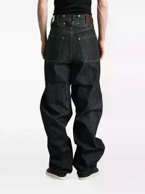TAIGA TAKAHASHI Cinch-strap Straight-leg Jeans