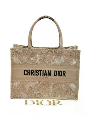 Dior 2023 Book Tote Butterfly-embroidered Tote Bag