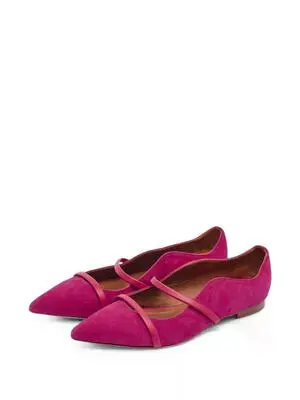 MALONE SOULIERS Maureen Pointed-toe Ballet Flats - Pink