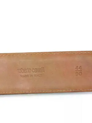 Roberto Cavalli Snake Buckle Belt