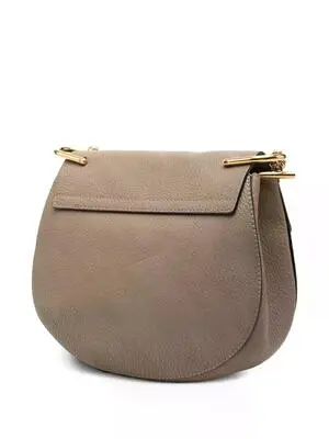 Chloé Small Grained Calfskin Drew Crossbody Bag - Brown