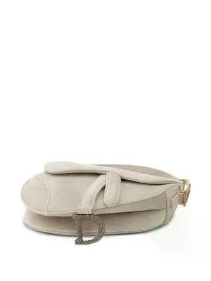 Dior Mini Saddle Bag Satchel - Grey