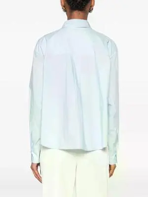 FORTE_FORTE Floral-embroidered Long-sleeve Shirt