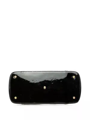Gucci 2000-2015 Large Microguccissima Patent Nice Dome Satchel
