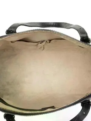 Gucci 2000-2015 Large Microguccissima Patent Nice Dome Satchel