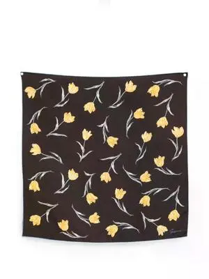 Jacquemus Tulip-print Square Scarf