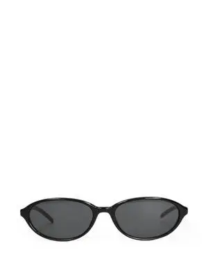 Chimi Oval-frame Sunglasses - Black