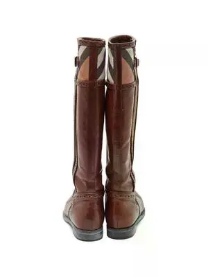 Burberry Nova Check Knee-high Boots