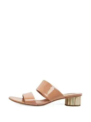 FERRAGAMO Dual-strap Flower-heel Sandals