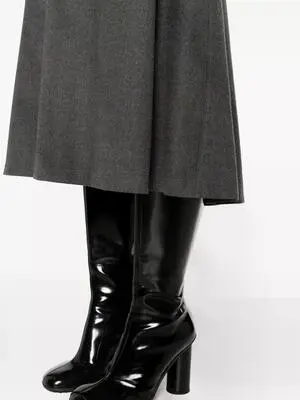 Alberta Ferretti A-line High-waist Midi Skirt