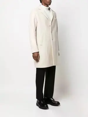 Herno Globe Single-breasted Wool Coat