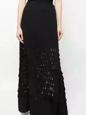 Alberta Ferretti Cut-out High-waisted Skirt