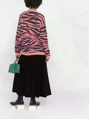 Stella McCartney Tiger Pattern Knitted Cardigan