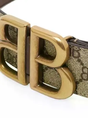 Balenciaga X Gucci The Hacker Project Bb Supreme Canvas Belt