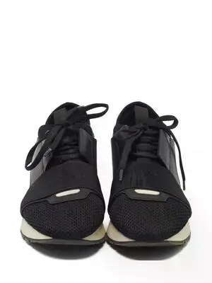 Balenciaga Race Runner Lace-up Sneakers - Black