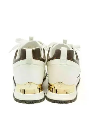 LOUIS VUITTON Run Away Monogram Sneakers - White