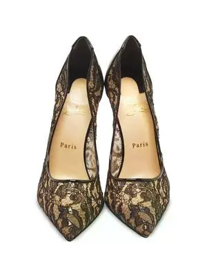 CHRISTIAN LOUBOUTIN Follies Patent Leather Pumps