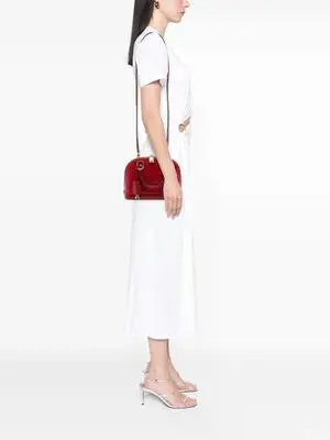 LOUIS VUITTON 2013 Monogram Vernis Alma Bb Satchel - Red
