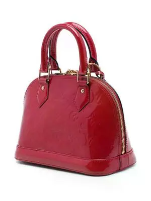 LOUIS VUITTON 2013 Monogram Vernis Alma Bb Satchel