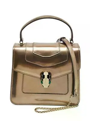 BVLGARI Serpenti Forever Leather Tote Bag